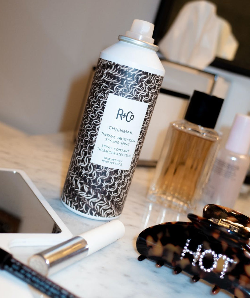 CHAINMAIL Thermal Protection Styling Spray 450°F Protection – R+Co