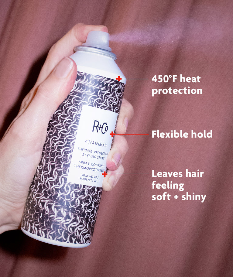 CHAINMAIL Thermal Protection Styling Spray 450°F Protection – R+Co