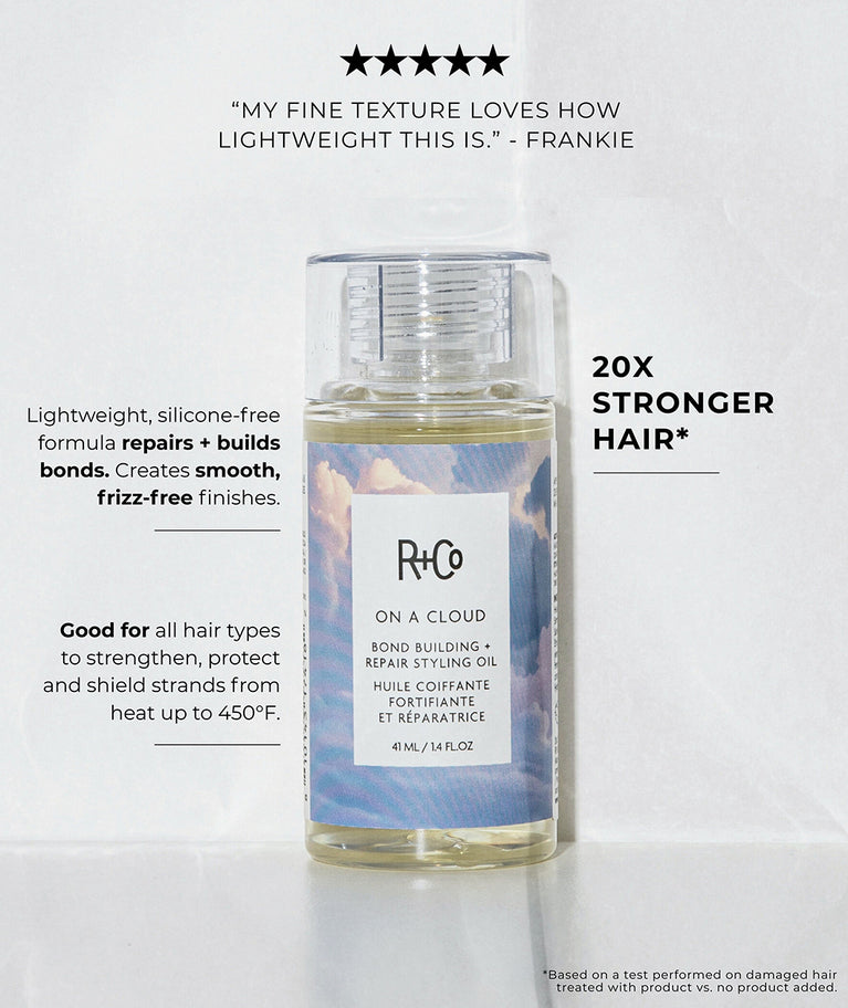 ON A CLOUD Bond Building + Repair Styling Oil – R+Co