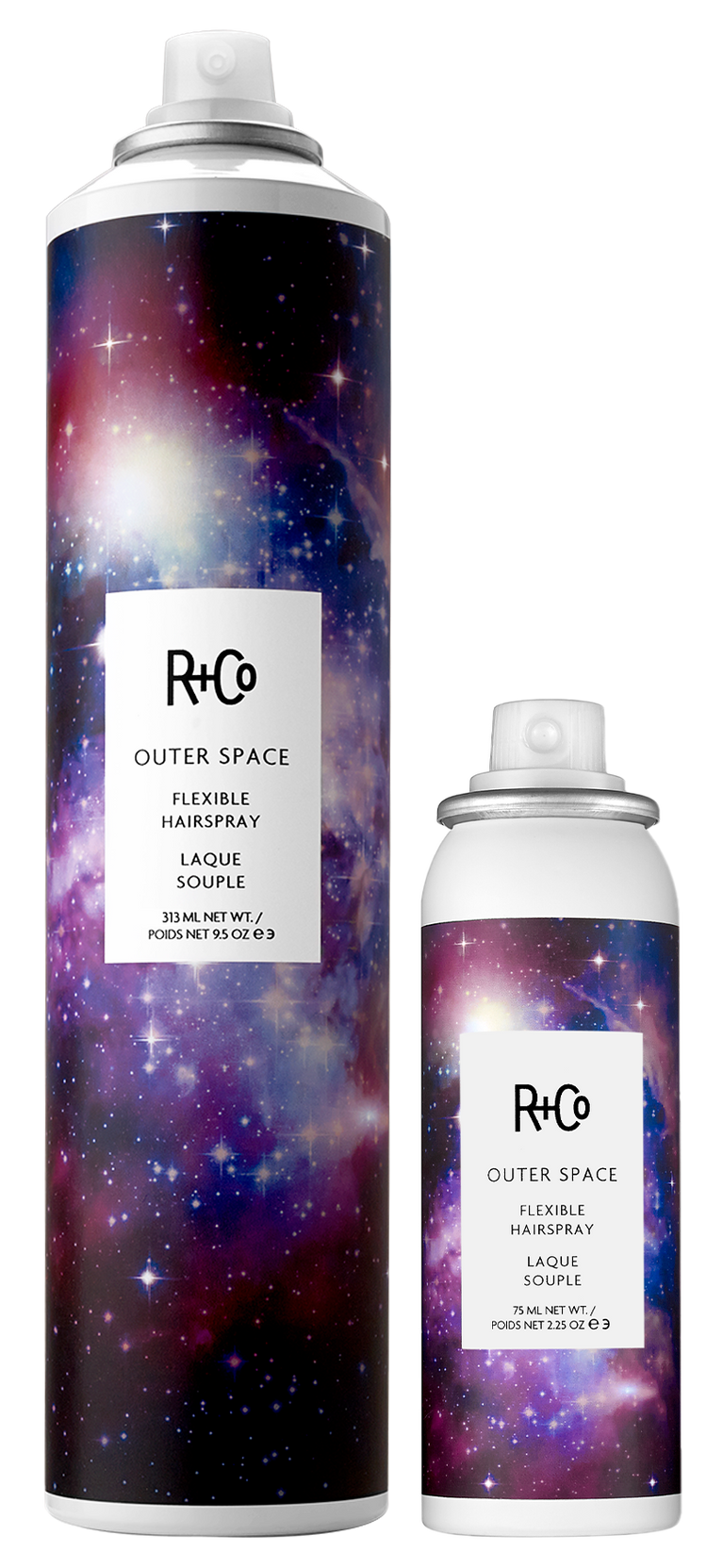 OUTER SPACE Flexible Hairspray Duo (Free Travel Size!) – R+Co